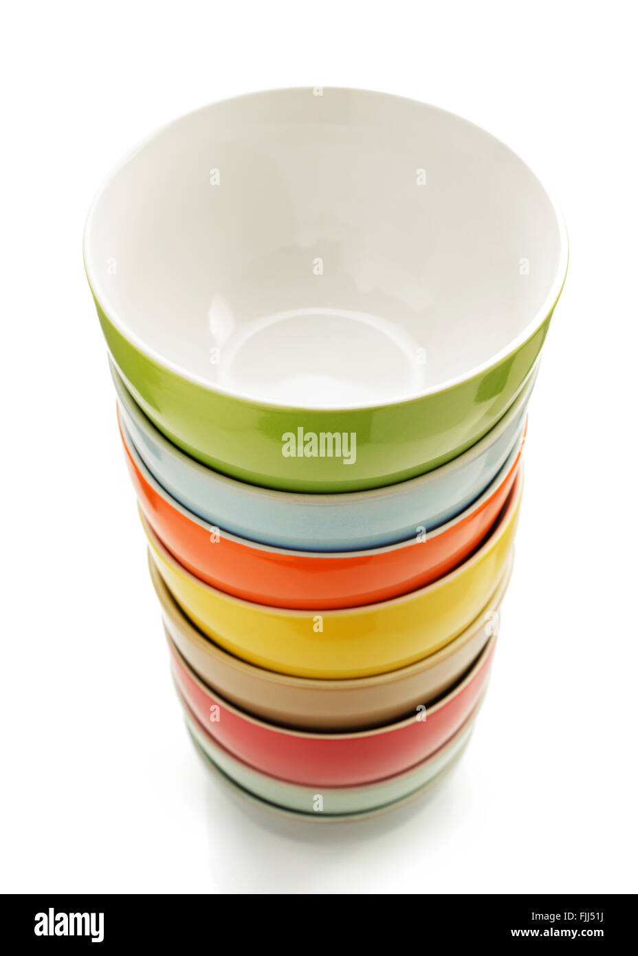 ceramic bowl isolated on white background Stock Photo - Alamy