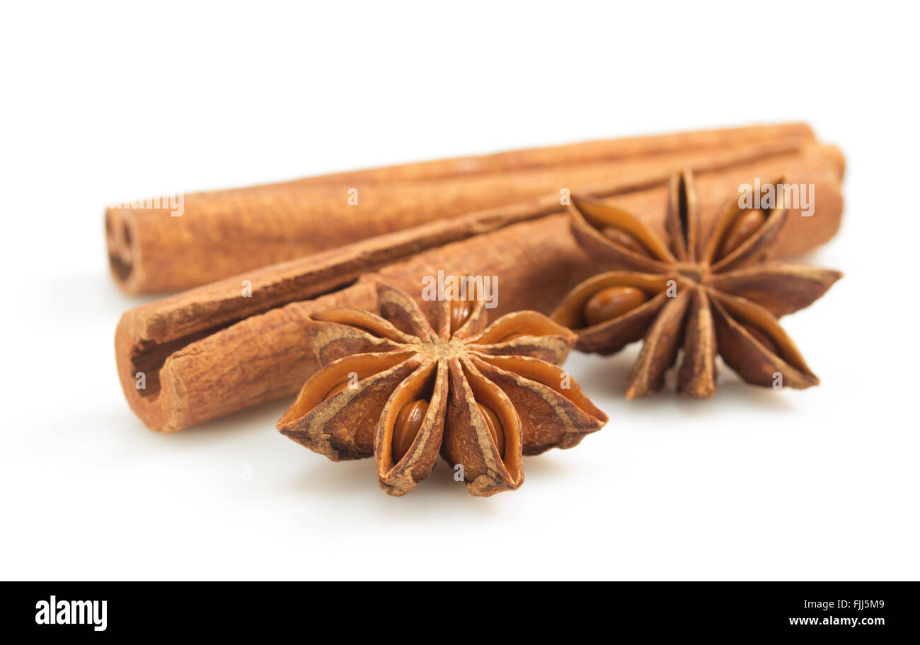 Star anise on wooden Cut Out Stock Images & Pictures - Alamy