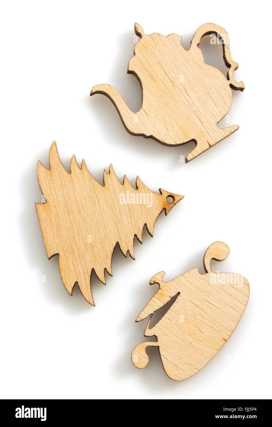 wooden toy form isolated on white background Stock Photo - Alamy