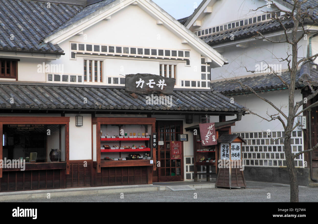 Japan, Kurashiki, street scene, restaurant Stock Photo - Alamy