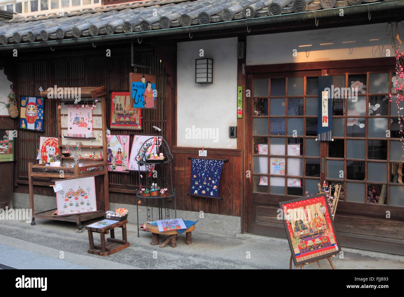 Japan, Kurashiki, handicraft shop Stock Photo - Alamy