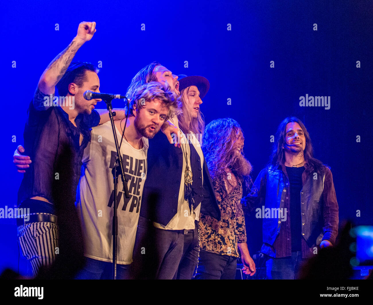 Inglorious taking the ovation at Islington Assembly Hall Stock Photo ...
