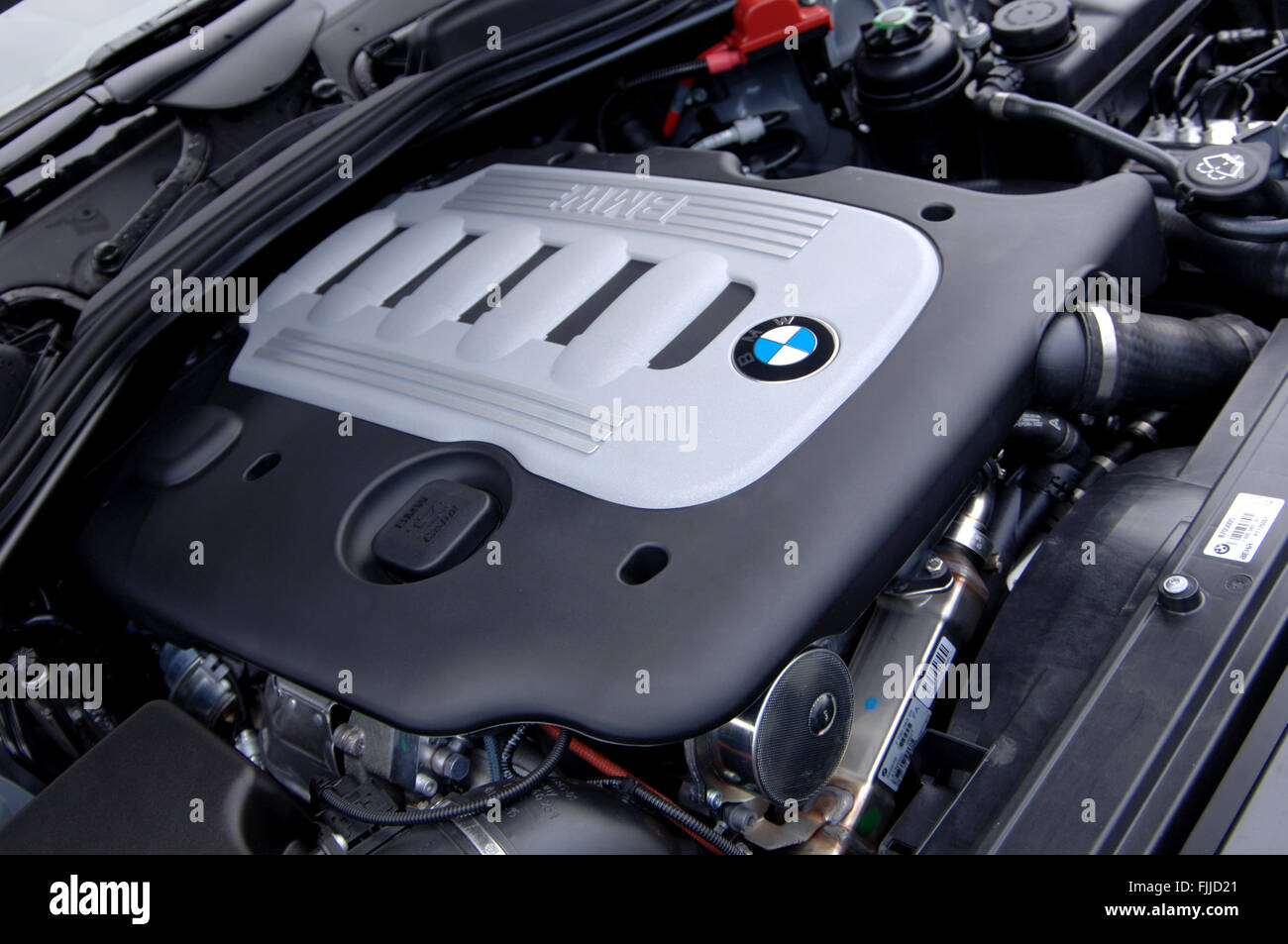 2007 BMW 635d performance diesel convertible soft top car Stock Photo ...