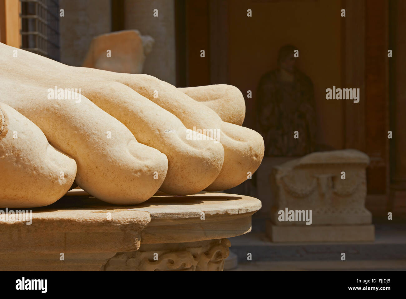 Palazzo dei Conservatori, Remains of statue of Emperor Constantine II ...