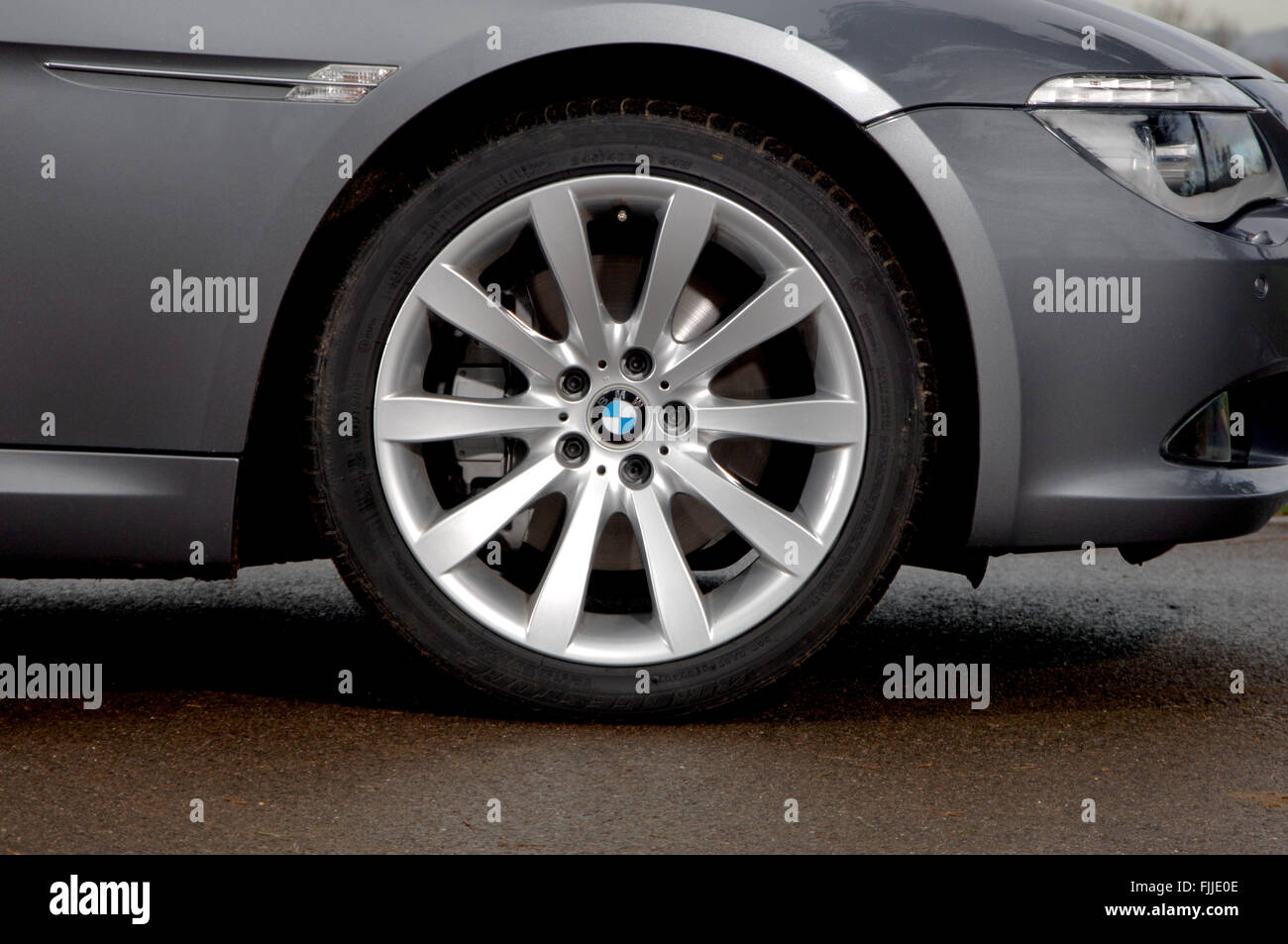 2007 BMW 635d performance diesel convertible soft top car Stock Photo ...