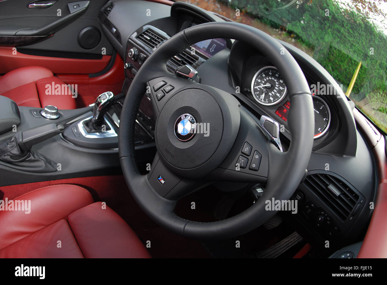 2007 BMW 635d performance diesel convertible soft top car Stock Photo ...