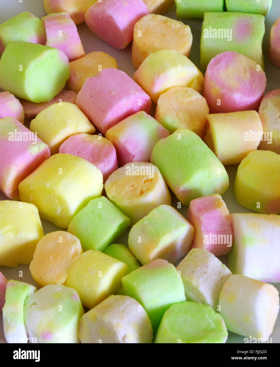 Edinburgh Rock Sweets Stock Photo - Alamy