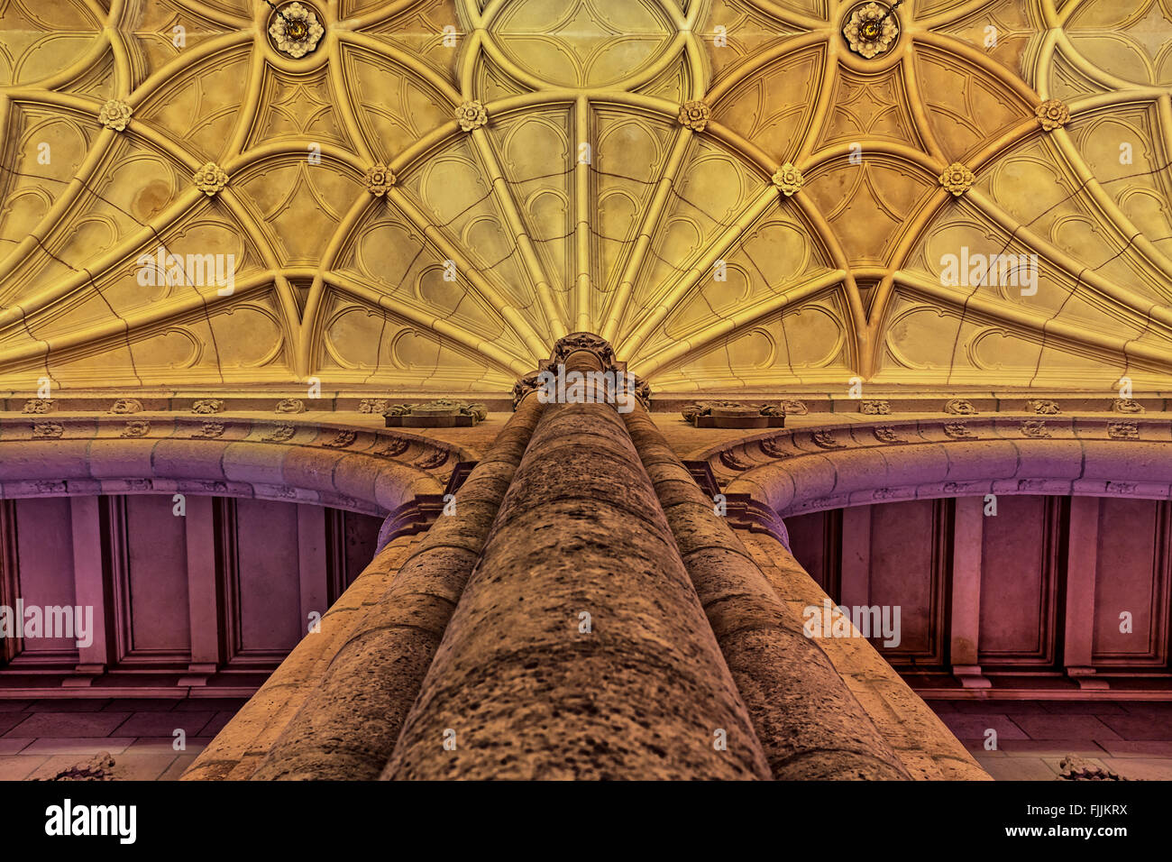 Abbey place god stained hi-res stock photography and images - Alamy