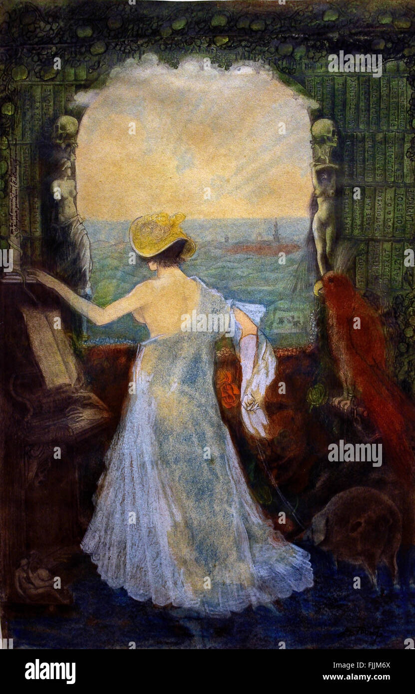 Woman with parrot ( You, Vile Animal – to mould a genius, Oh, filthy ...