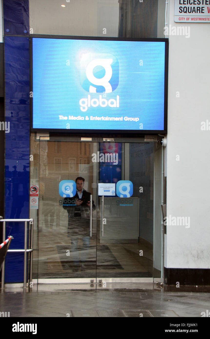 At lbc radio studios in leicester square hi-res stock photography and ...