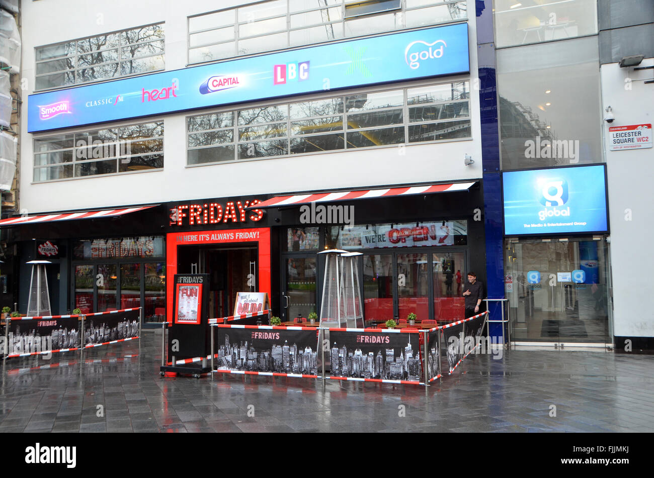At lbc radio studios in leicester square hi-res stock photography and ...
