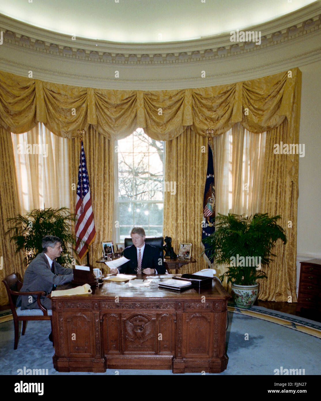 Oval Office Desk Clinton