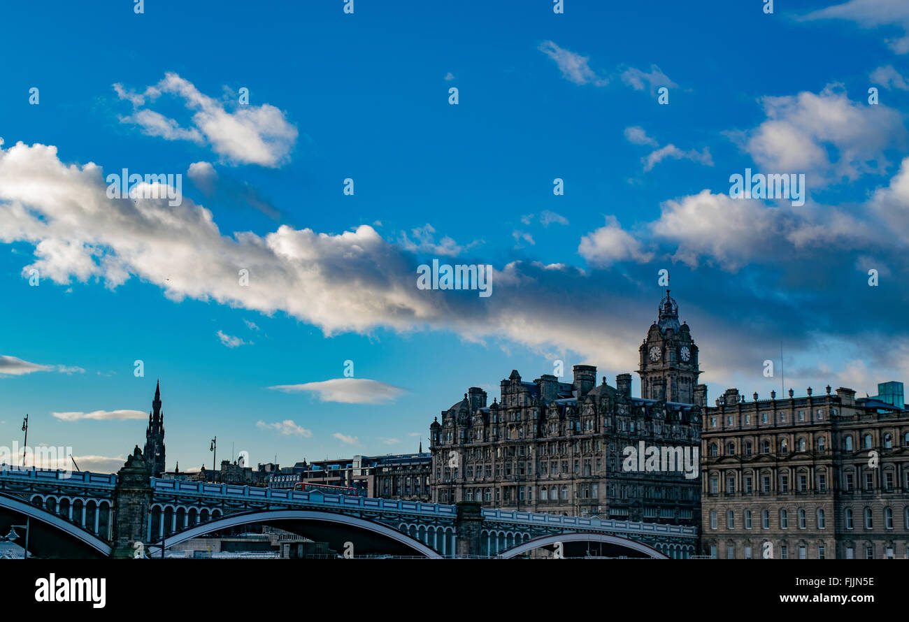 North Bridge, The Balmoral Stock Photo - Alamy