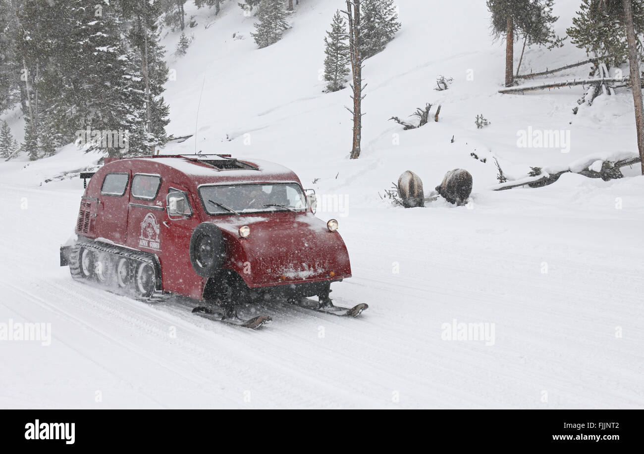 Bombardier snowcoach hi-res stock photography and images - Alamy
