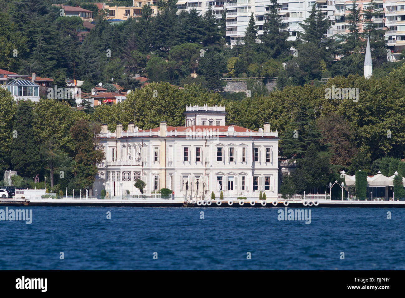 building in Bosphorus Strait, Istanbul City, Turkey Stock Photo - Alamy
