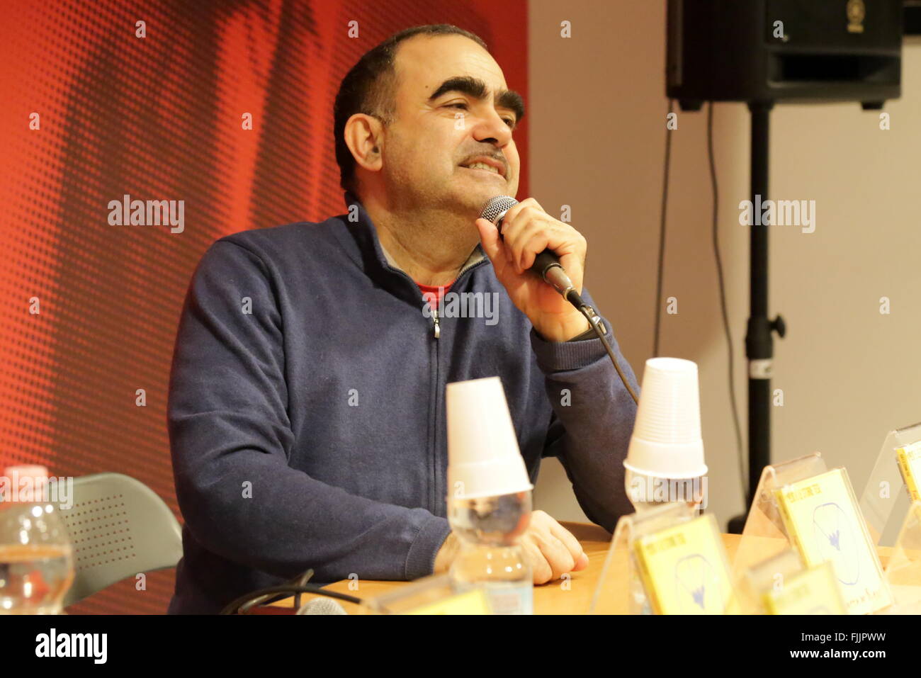 Turin, Italy. 02nd Mar, 2016. Italian singer Stefano Belisari, better ...
