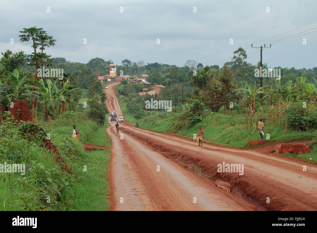 Uganda road hi-res stock photography and images - Alamy