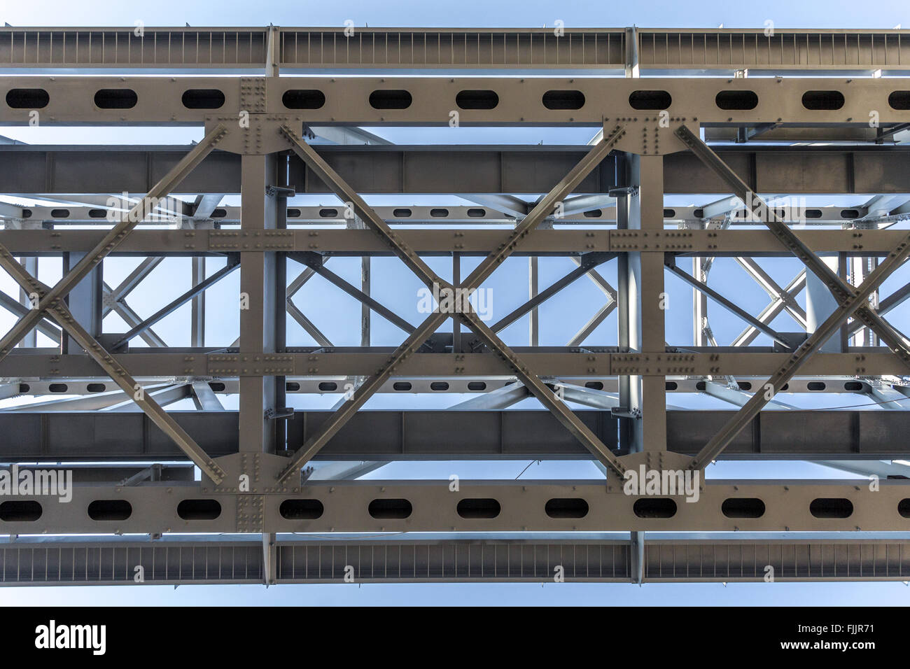 The view Under the bridge Stock Photo - Alamy