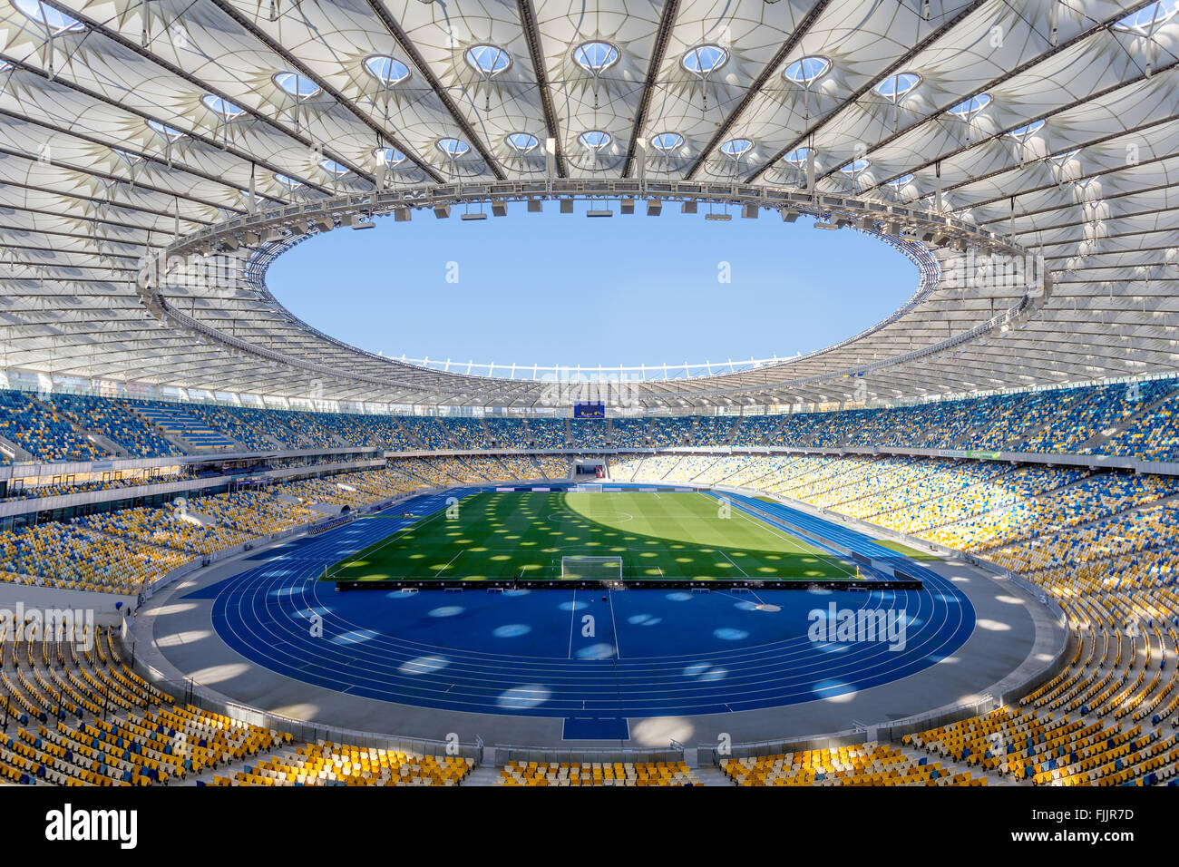the Olimpiyskiy stadium in Kyiv Stock Photo - Alamy
