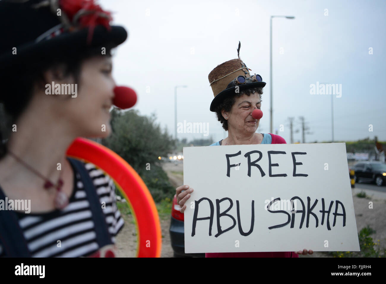 Circus artists protest hi-res stock photography and images - Alamy