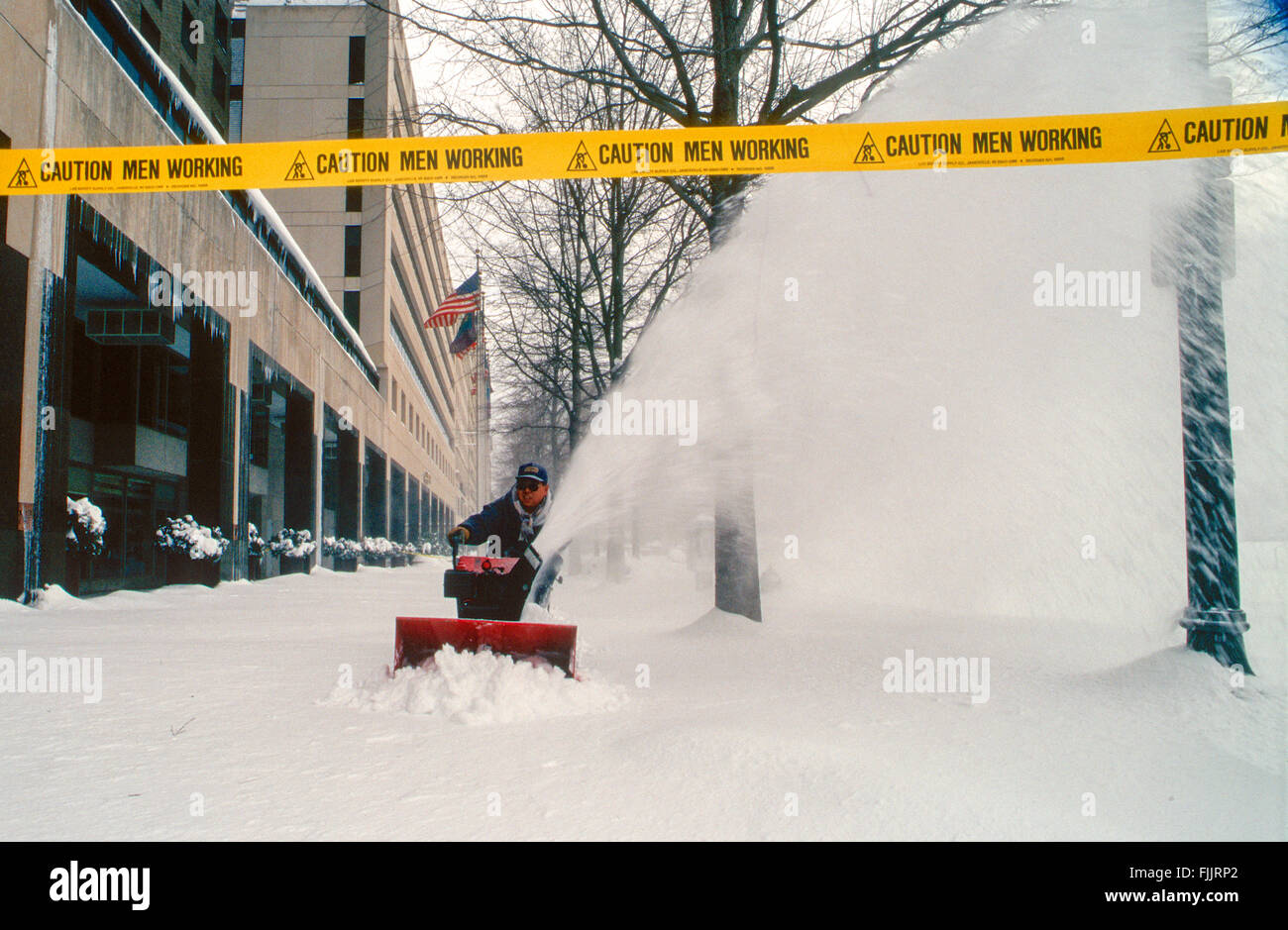 Washington, DC. 1-8-1996 The Blizzard of 1996 was a severe nor'easter ...