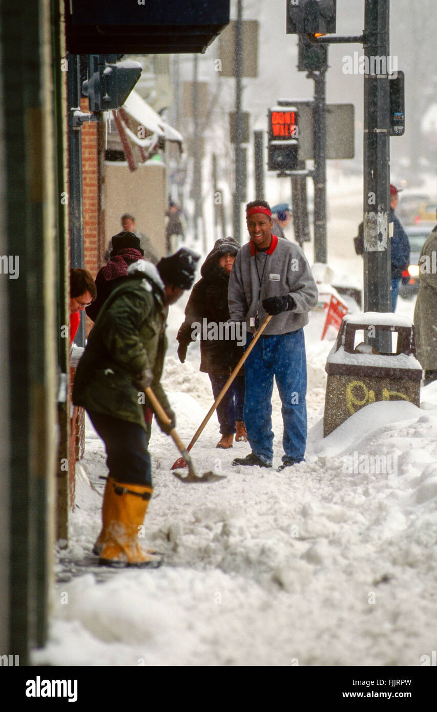 Washington, DC., USA, 8th January, 1996 The Blizzard of 1996 was a ...