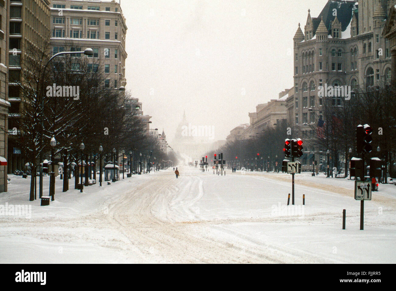 Washington, DC., USA, 7th January, 1996 The Blizzard of 1996 was a ...