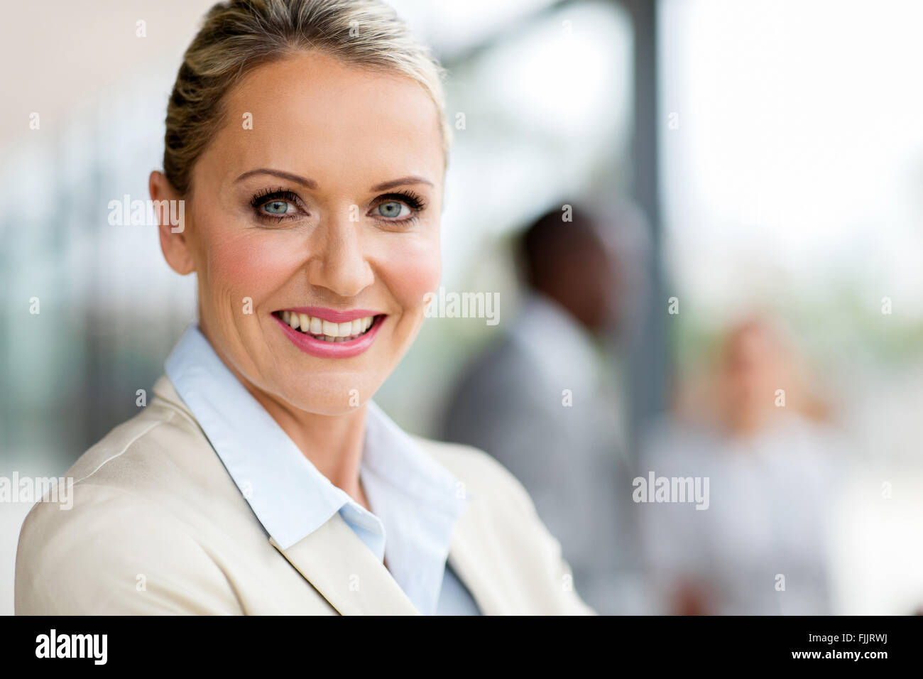 Beautiful mature businesswoman in office hi-res stock photography and ...