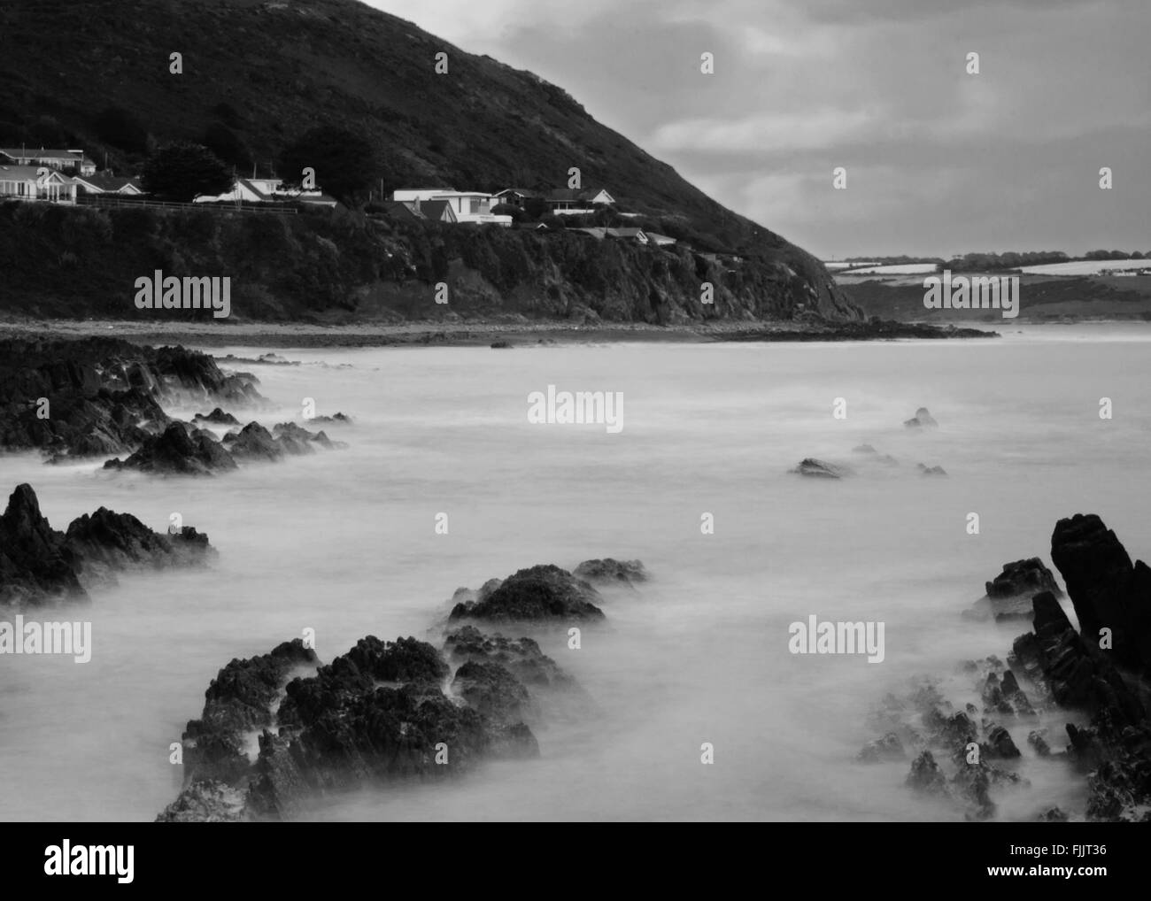 Slow shutter speed Black and White Stock Photos & Images - Alamy