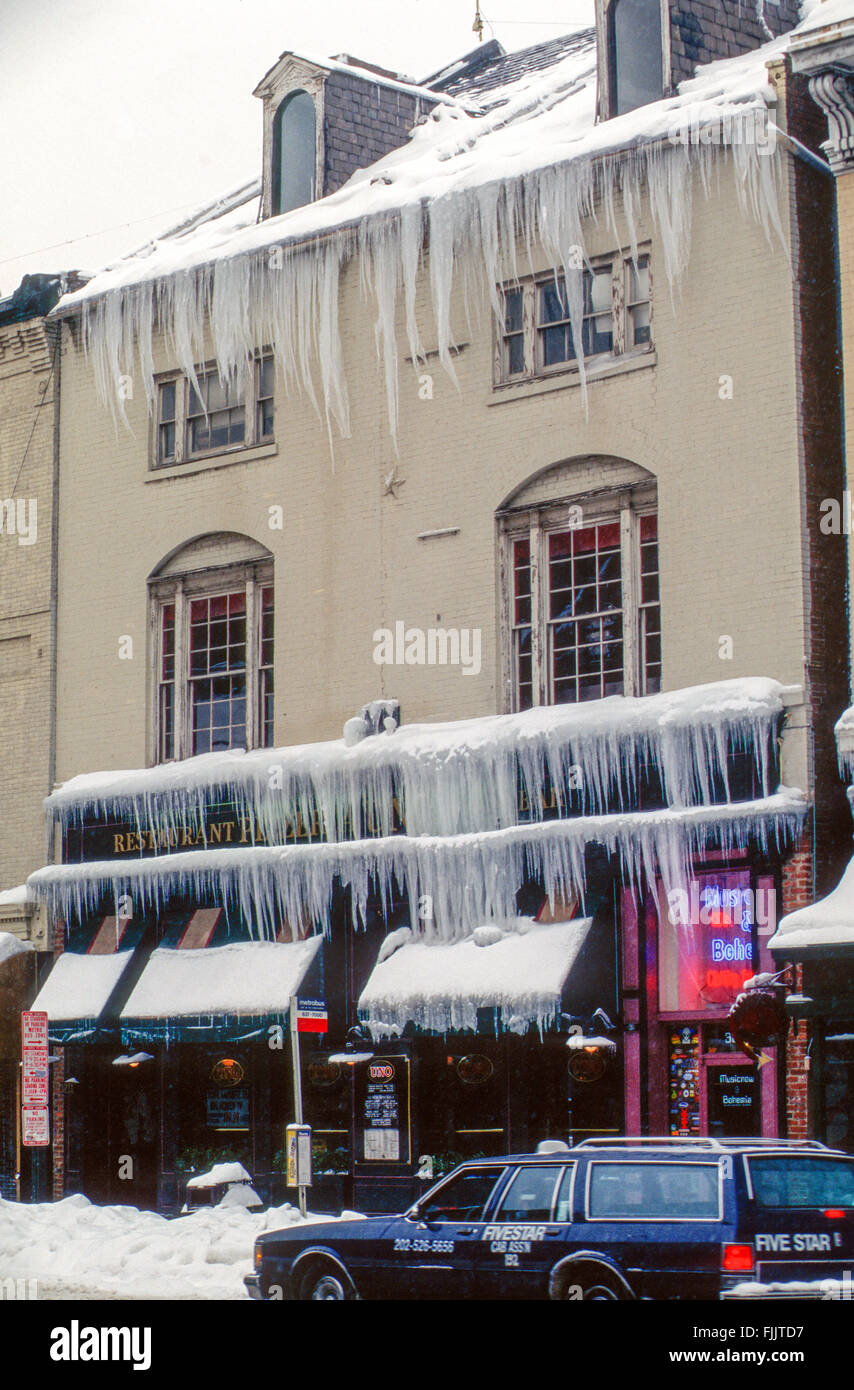 Washington, DC., USA, 8th January, 1996 The Blizzard of 1996 was a ...