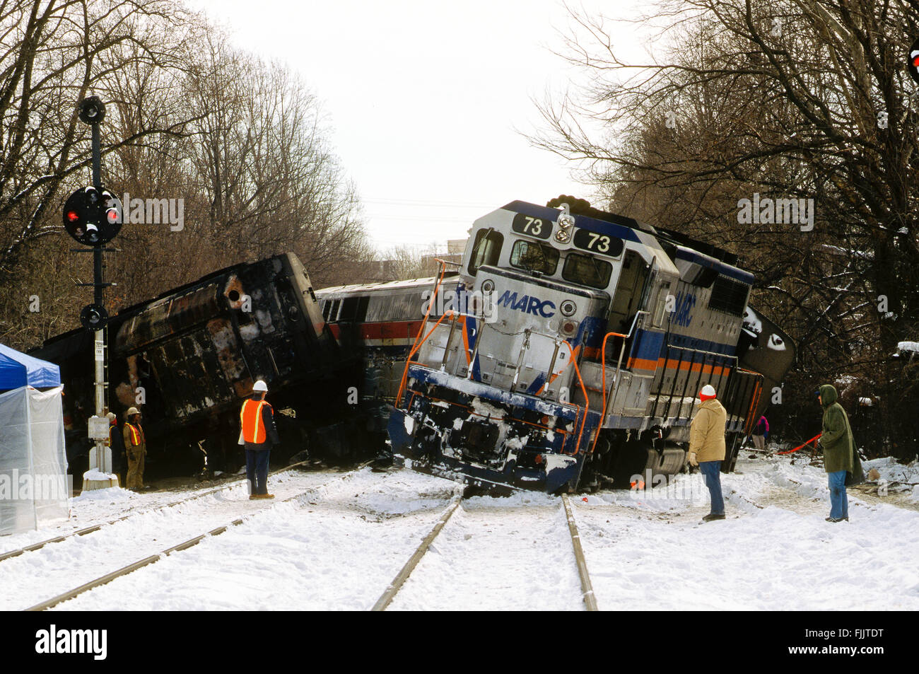 Silver Spring, Maryland, USA, 17th February, 1996 The clean up the day ...