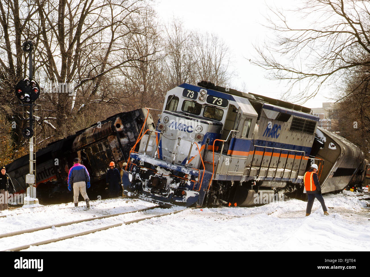 Silver Spring, Maryland, USA, 17th February, 1996 The clean up the day ...