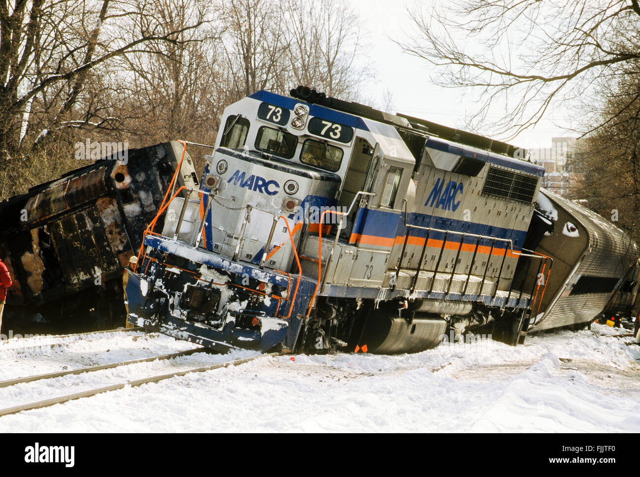 Marc Train Crash Silver Spring