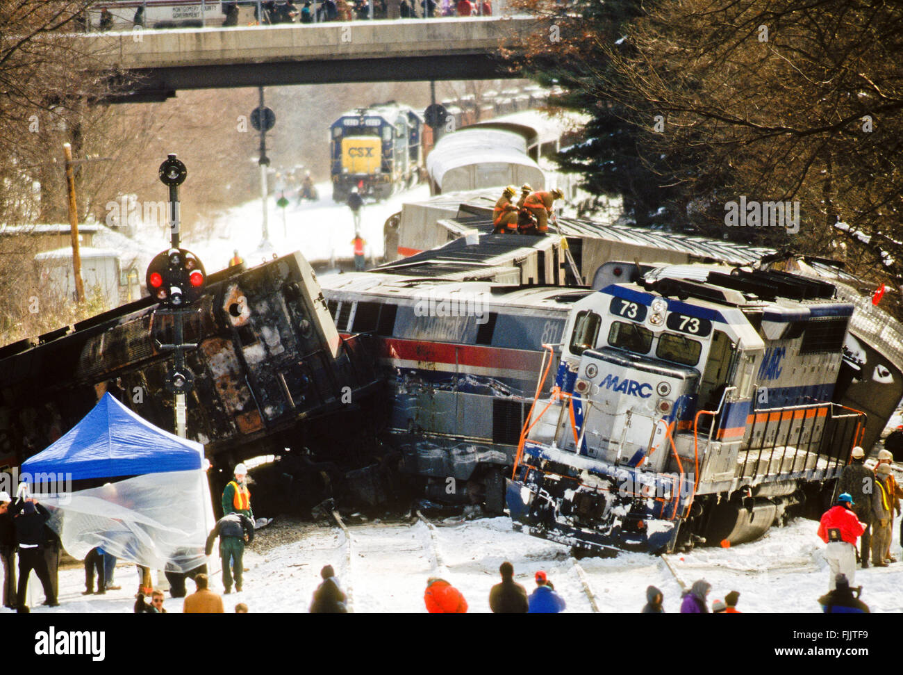 Amtrak derailment hi-res stock photography and images - Alamy