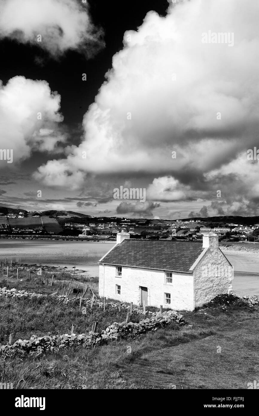 Old cottage donegal Black and White Stock Photos & Images - Alamy