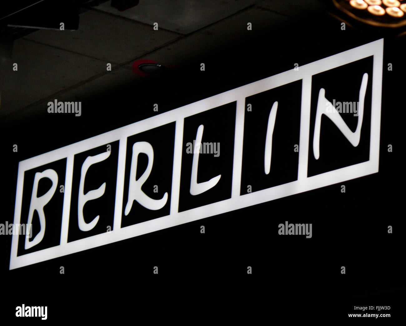 Berlin logo hi-res stock photography and images - Alamy