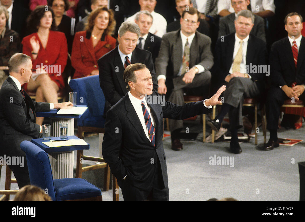 Richmond, Virginia, USA, 15th October, 1992 President George H.W. Bush ...