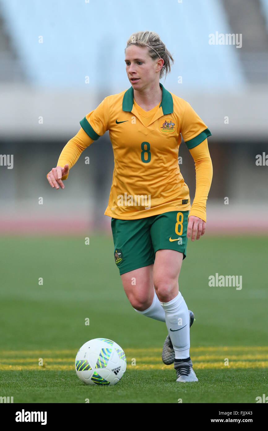 Yanmar Stadium Nagai, Osaka, Japan. 2nd Mar, 2016. Elise Kellond-Knight ...
