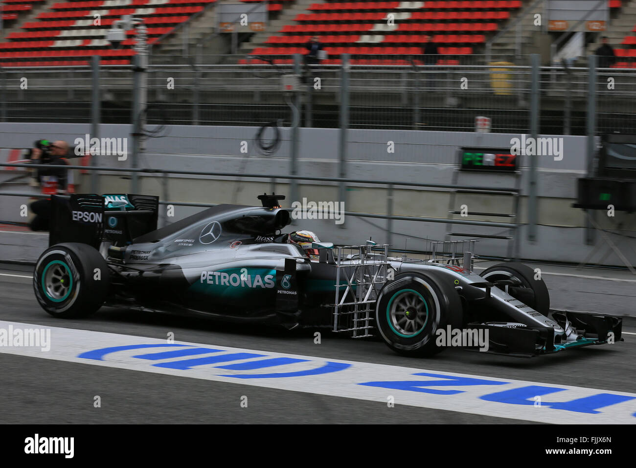 Barcelona, Spain. 02nd Mar, 2016. Formula 1 winter car testing at ...