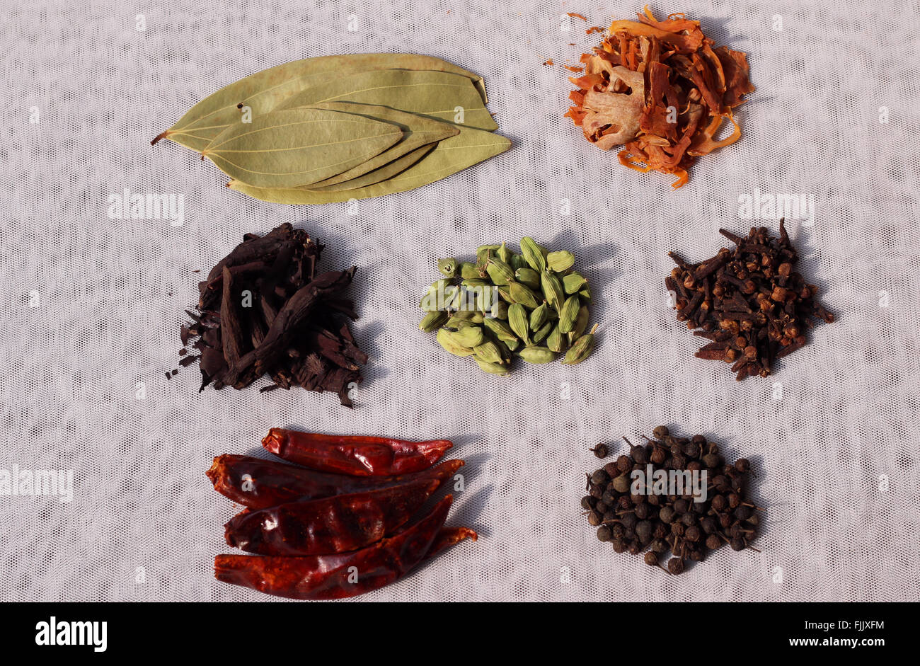 Aromatic spices pile different hi-res stock photography and images - Alamy