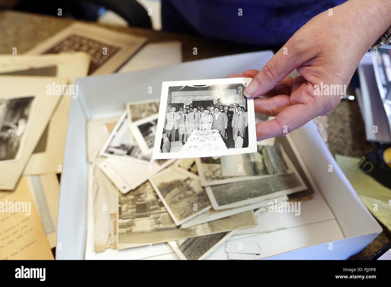 Napa, CA, USA. 29th Feb, 2016. Margaret Simich shows off one of the ...