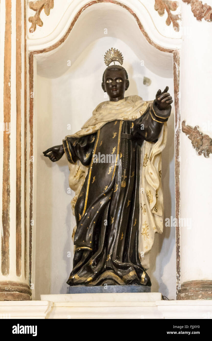 Baroque black saint, Our Lady of the Black People church Olinda ...