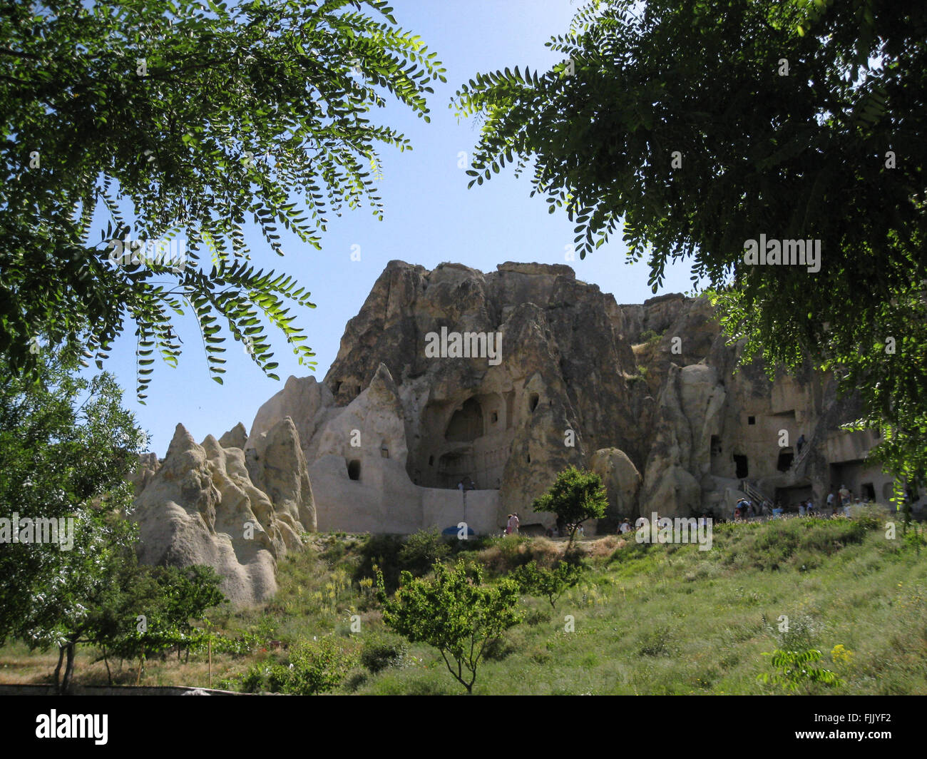 The cave houses in the exotic Cappadocia, Turkey Stock Photo - Alamy