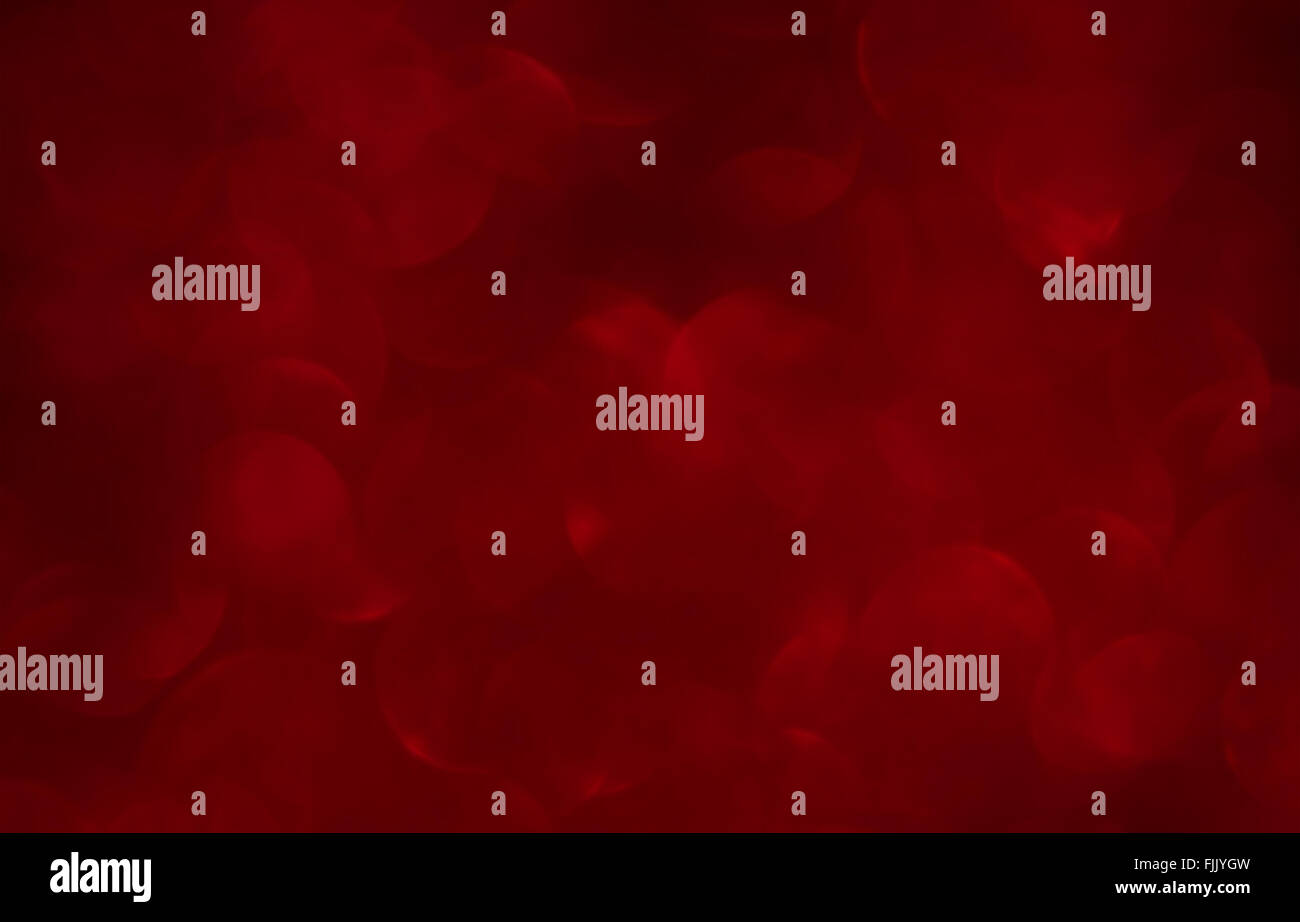 Romantic red bokeh abstract valentine background Stock Photo - Alamy
