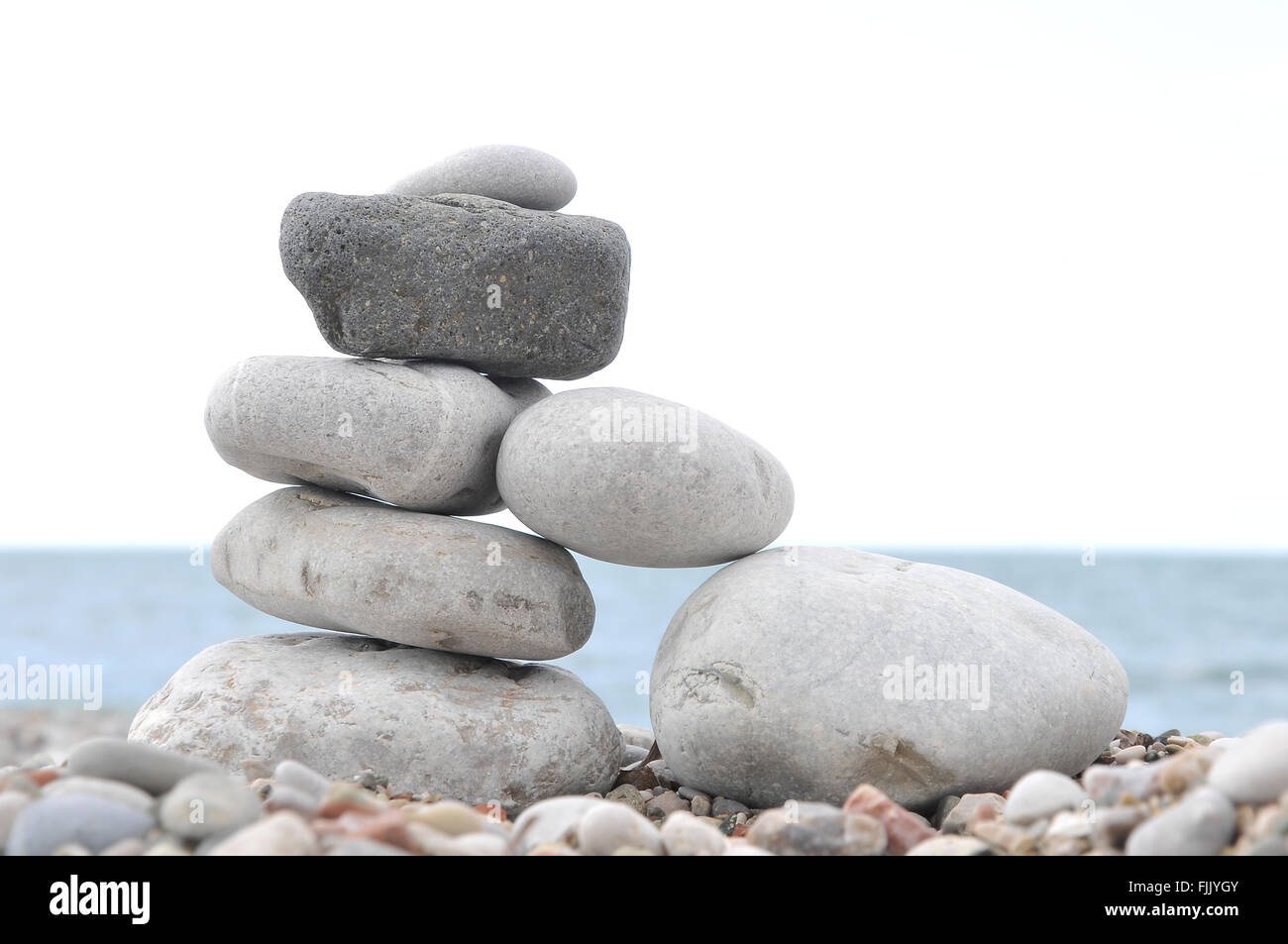 rock tower on sea side Stock Photo - Alamy