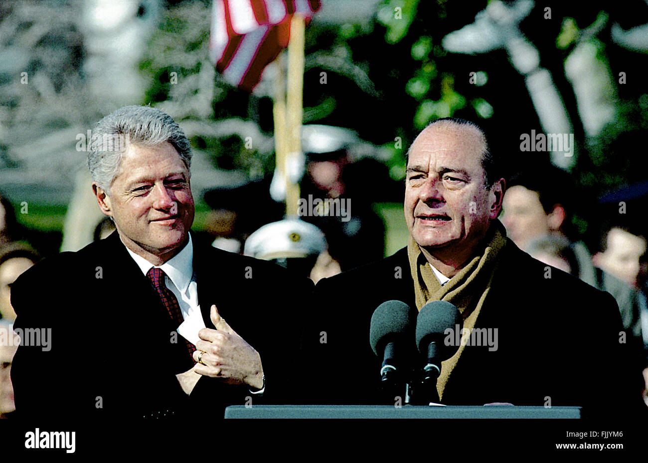 Washington, DC., USA, 1st February, 1996 President William Clinton with ...