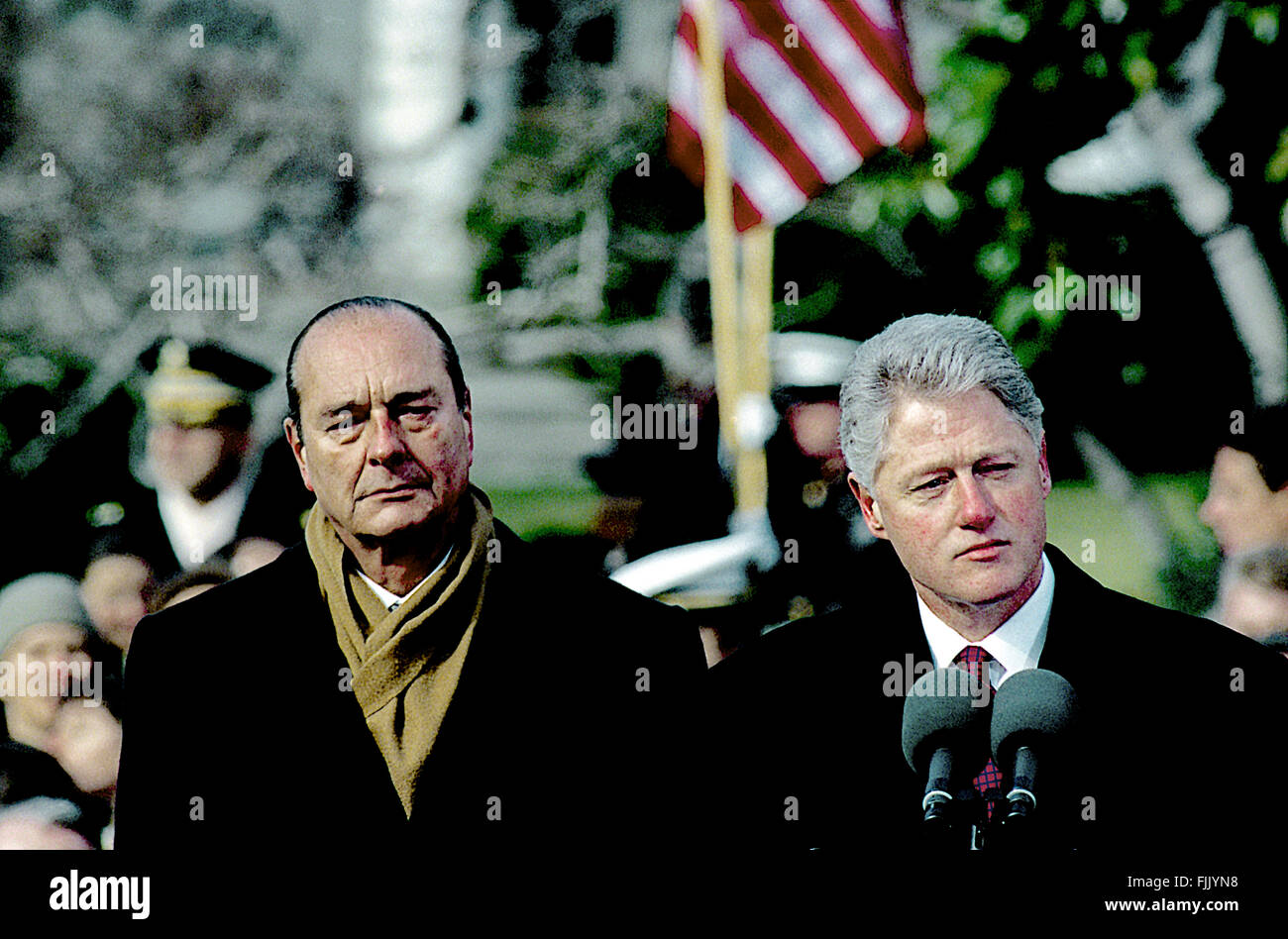 Washington, DC., USA, 1st February, 1996 President William Clinton with ...