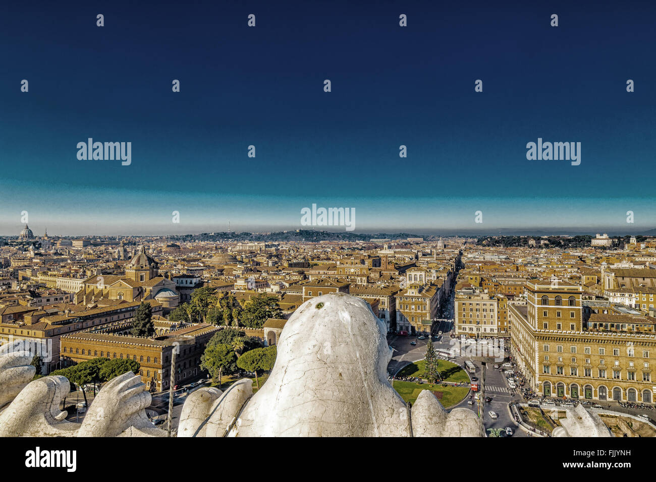 ancient roofs of Rome, Italy Stock Photo - Alamy