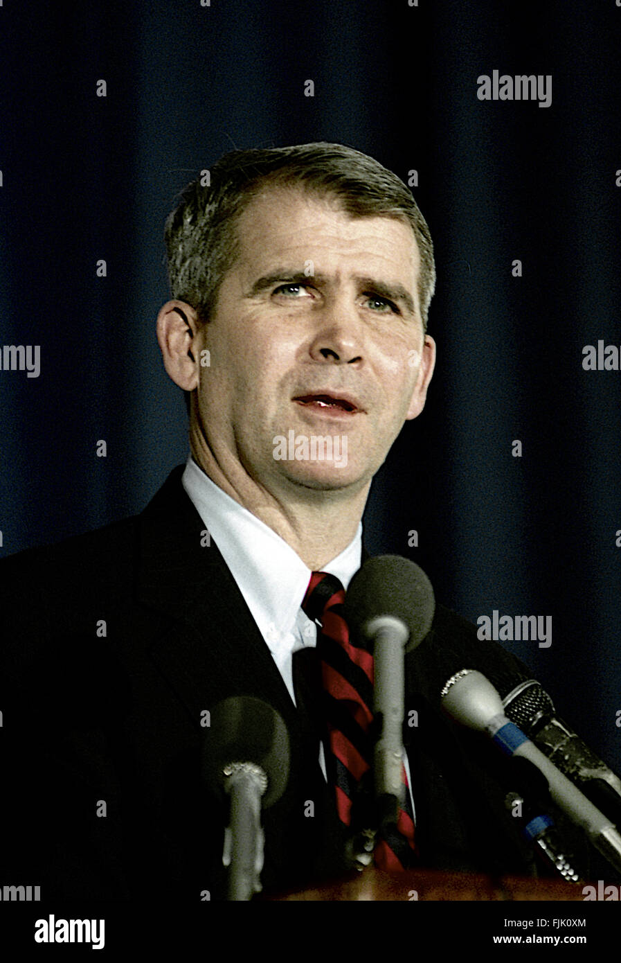 Washington, DC., USA, 19th February, 1992 Lt. Colonel Oliver North ...