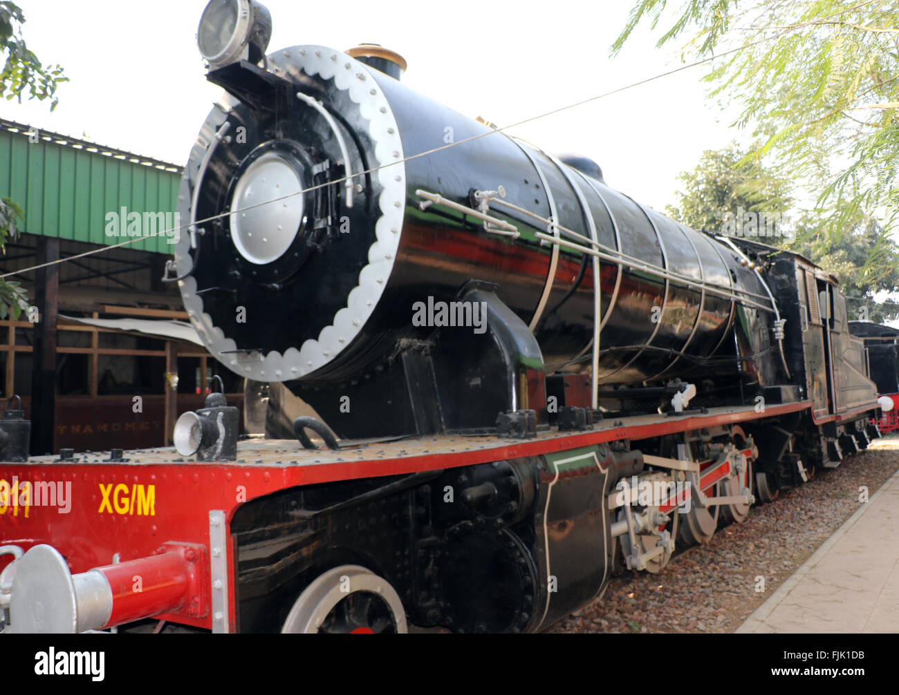 Steam locomotive indian rail museum hi-res stock photography and images ...